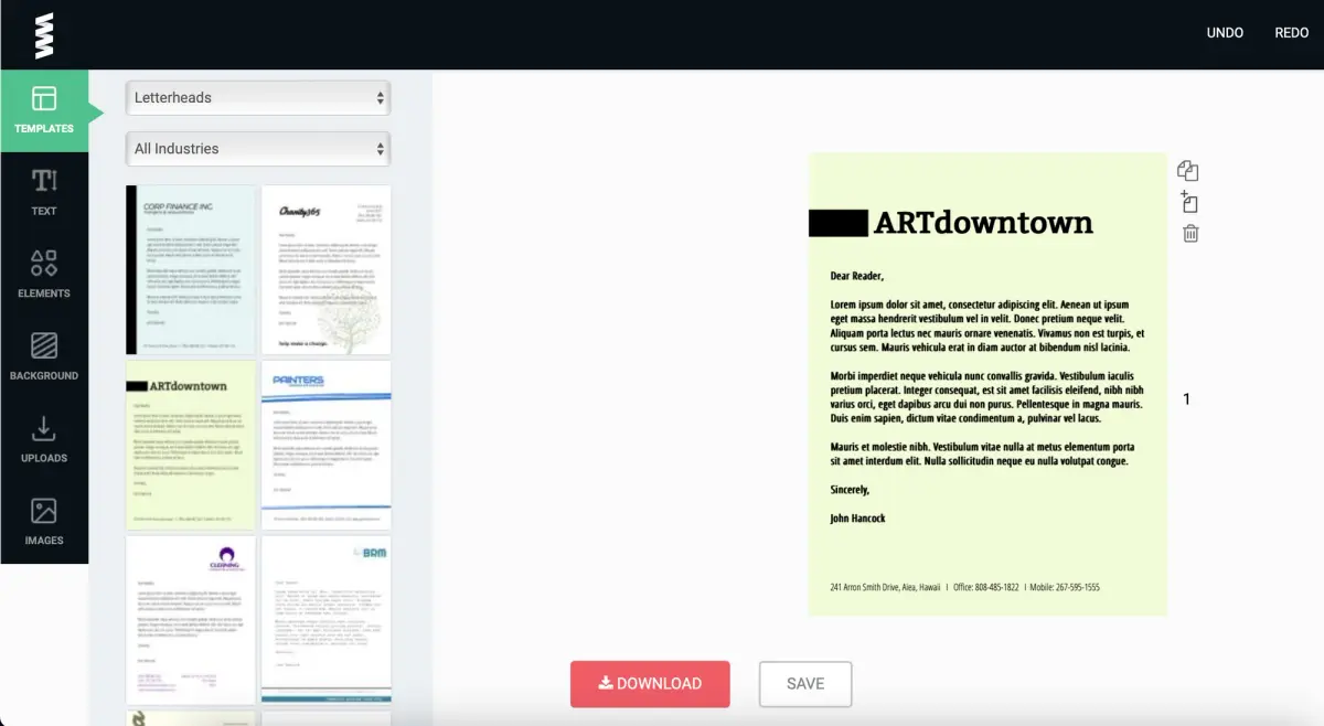 9 Best Business Letterhead Templates For Professional Reports