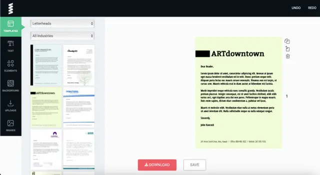 9 Best Business Letterhead Templates For Professional Reports