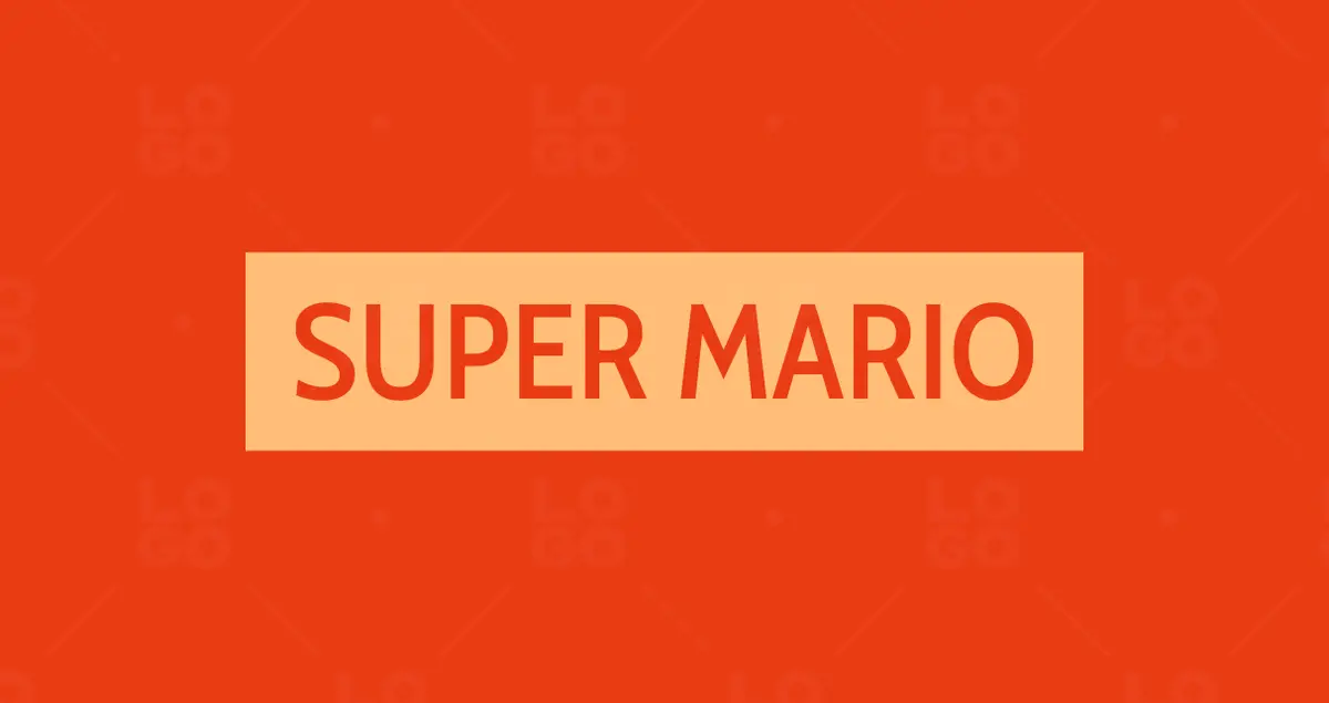 The Super Mario Logo & Brand: A Nostalgic Blast From The Past
