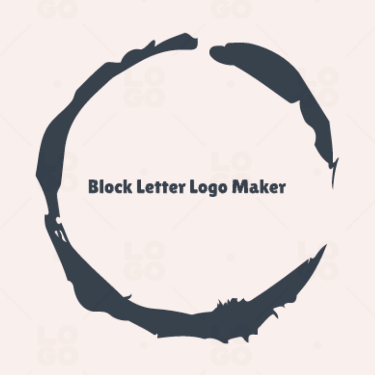 Block Letter Logo Maker Logo Maker | LOGO.com