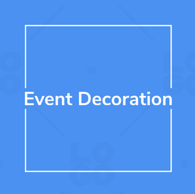 Event Decoration Logo Maker | LOGO.com