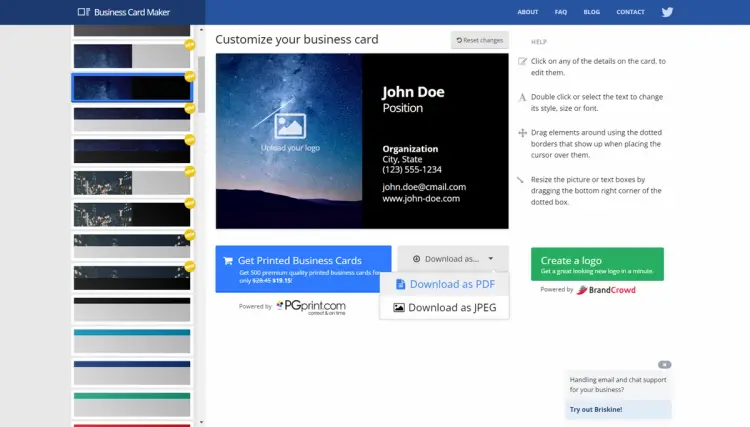 11 Best Online Business Card Makers To Raise Your Visibility