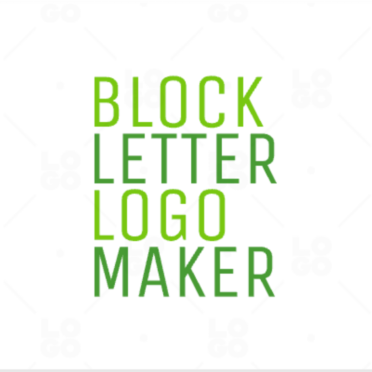 Block Letter Logo Maker Logo Maker | LOGO.com