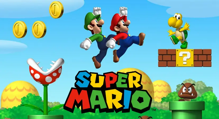 The Super Mario Logo & Brand: A Nostalgic Blast From The Past