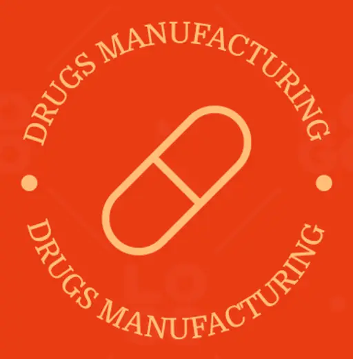 Drugs Manufacturing Logo Maker