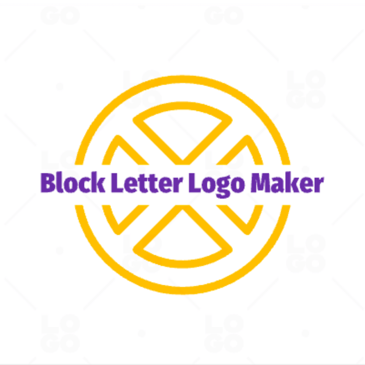 Block Letter Logo Maker Logo Maker | LOGO.com