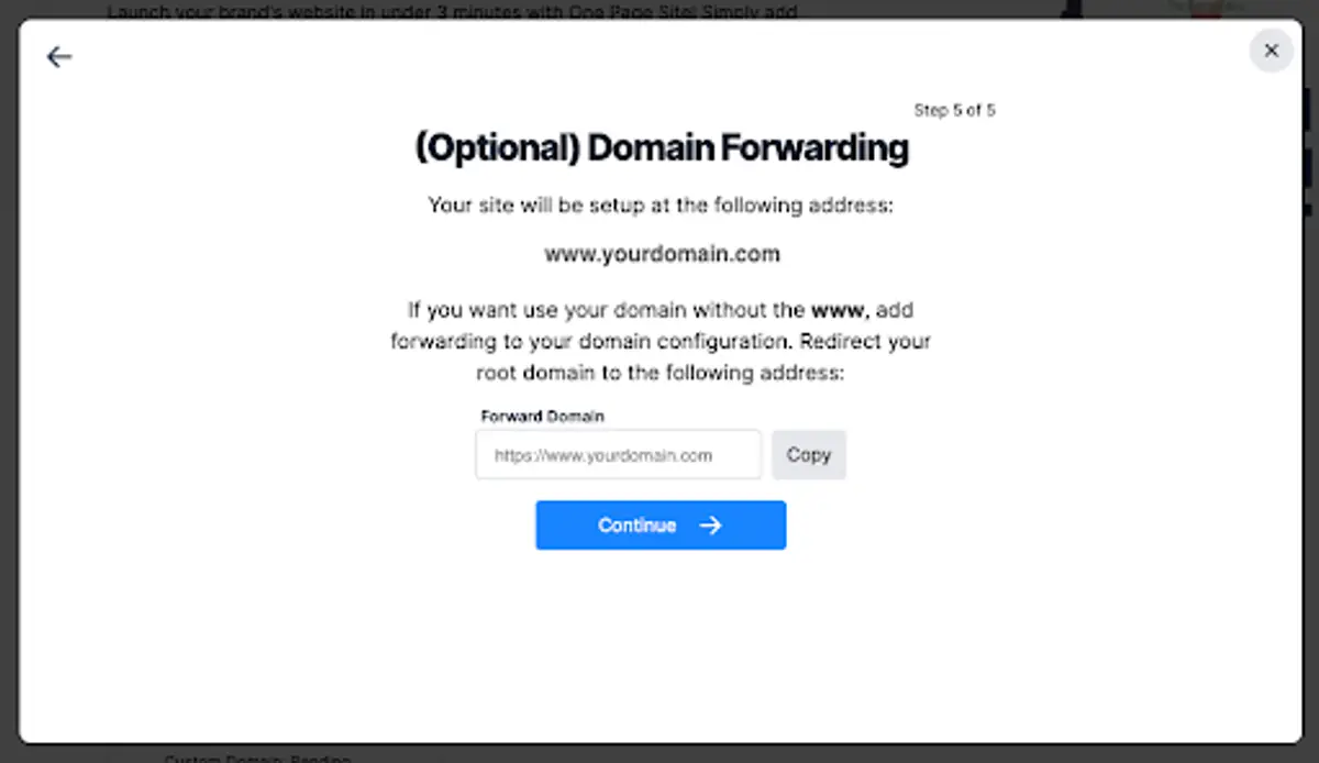 Registering your domain name and connecting to your website