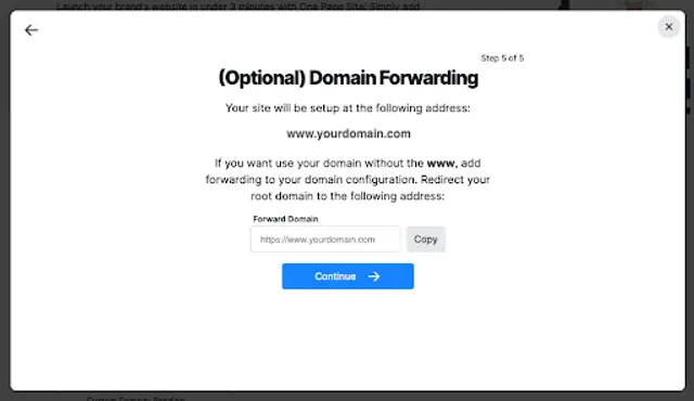 Registering your domain name and connecting to your website